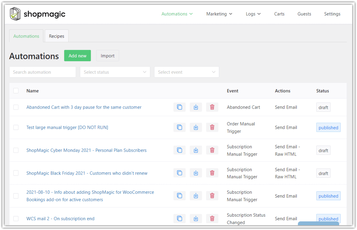 WooCommerce Follow Up Emails with ShopMagic (free plugin)